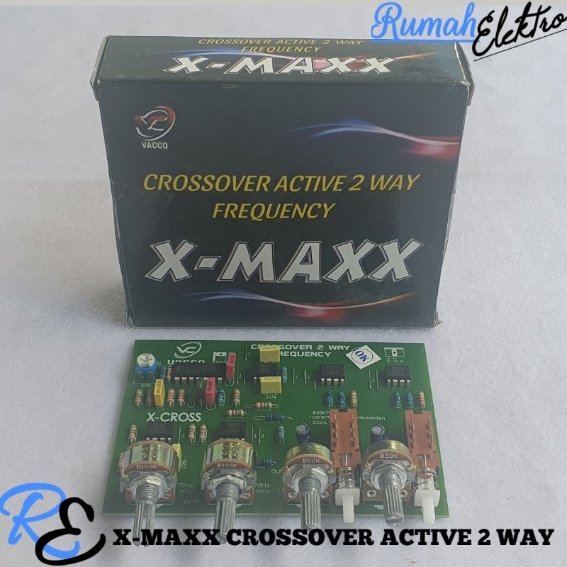 Jual KIT DRIVER ACTIVE CROSSOVER 2 WAY FREQUENCY X-MAXX | Shopee Indonesia