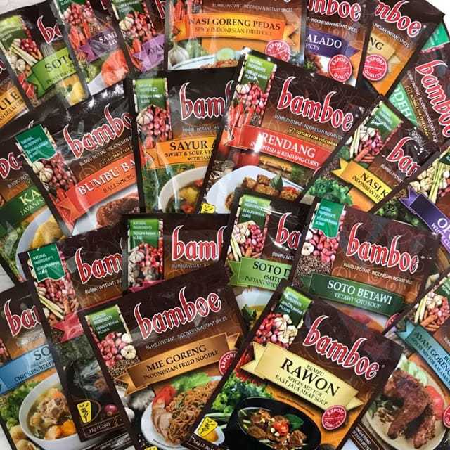 Jual Bamboe Bumbu Dapur All Varian Rawon Rendang Balado Nasi Goreng ...