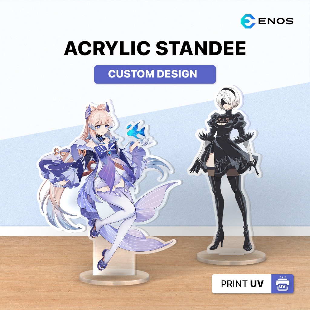 Jual STANDEE CUSTOM AKRILIK / BAHAN ACRYLIC LASER CUTTING PRINT UV ANTI ...