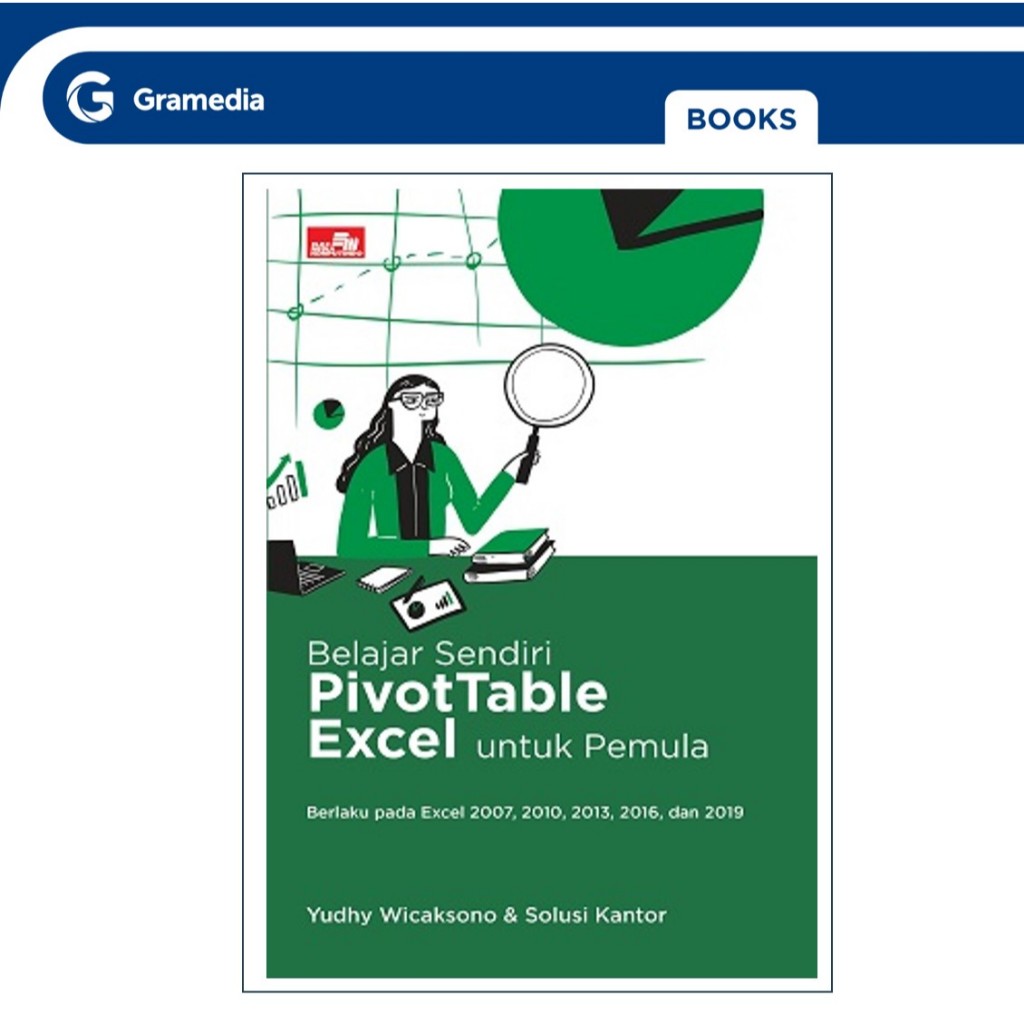 Jual Gramedia GTC- Belajar Sendiri Pivottable Excel Untuk Pemula (Yudhy ...