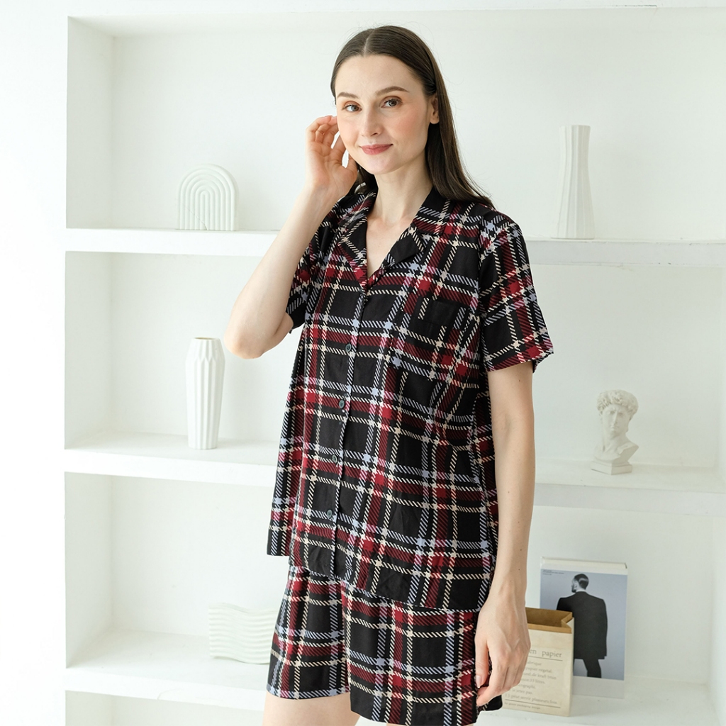 Jual Cielyn | Rayon Premium | Ollie Set | Piyama\Baju Tidur Couple ...