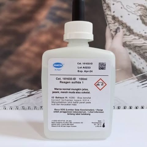 Jual HACH 181632 Sulfide 1 Reagent 100 mL MDB | Shopee Indonesia