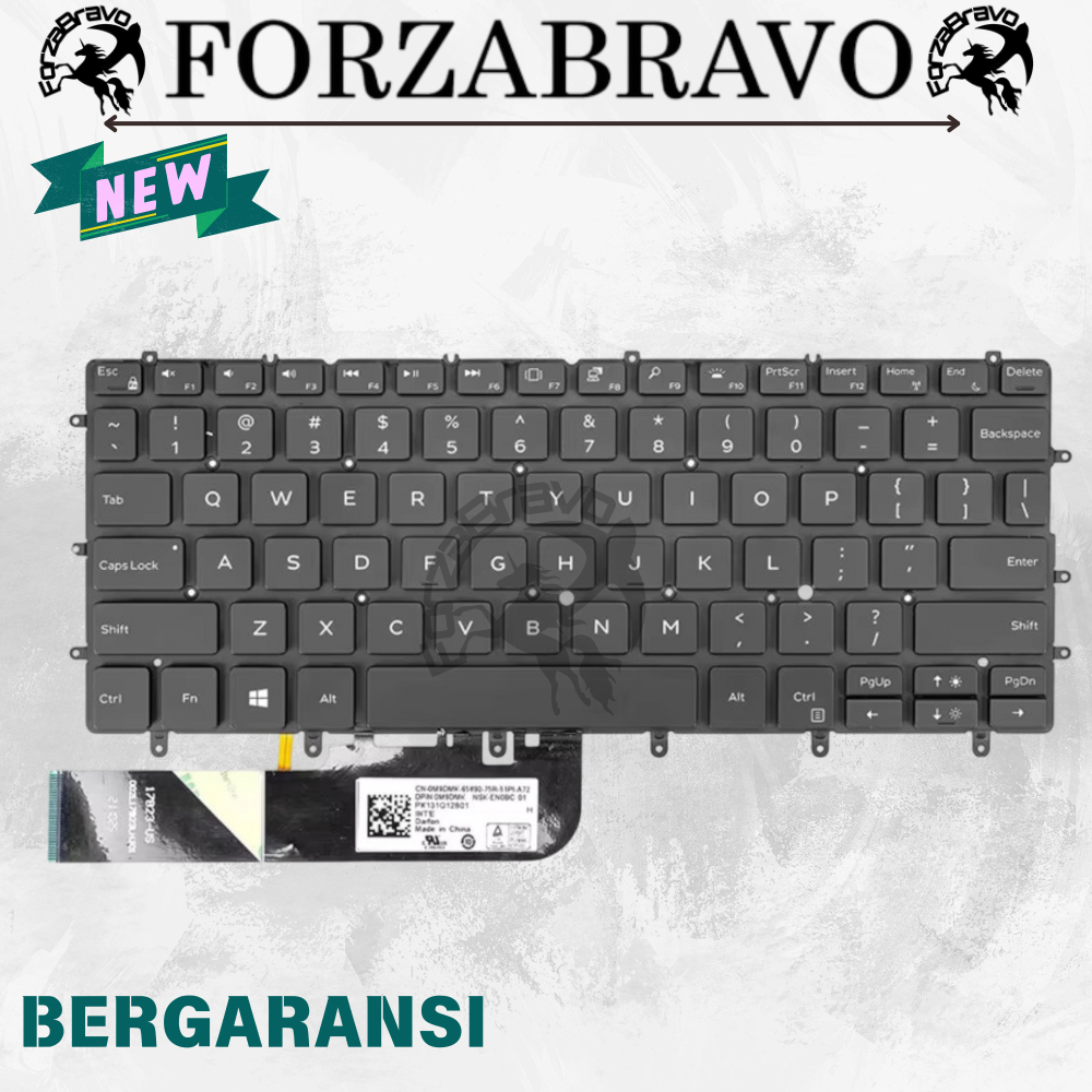 Jual Keyboard Laptop Dell XPS 13 9380 9370 9305 7390 Series Laptop ...