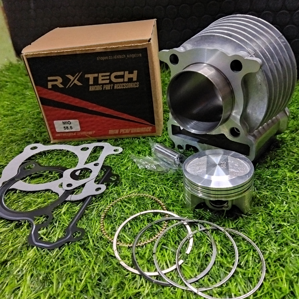 Jual BLOK SEHER/BORING MIO BORE UP 58,5MM SUPER JENONG HIGH DOME CYLINDER BLOK MIO KARBU 58,5MM ...