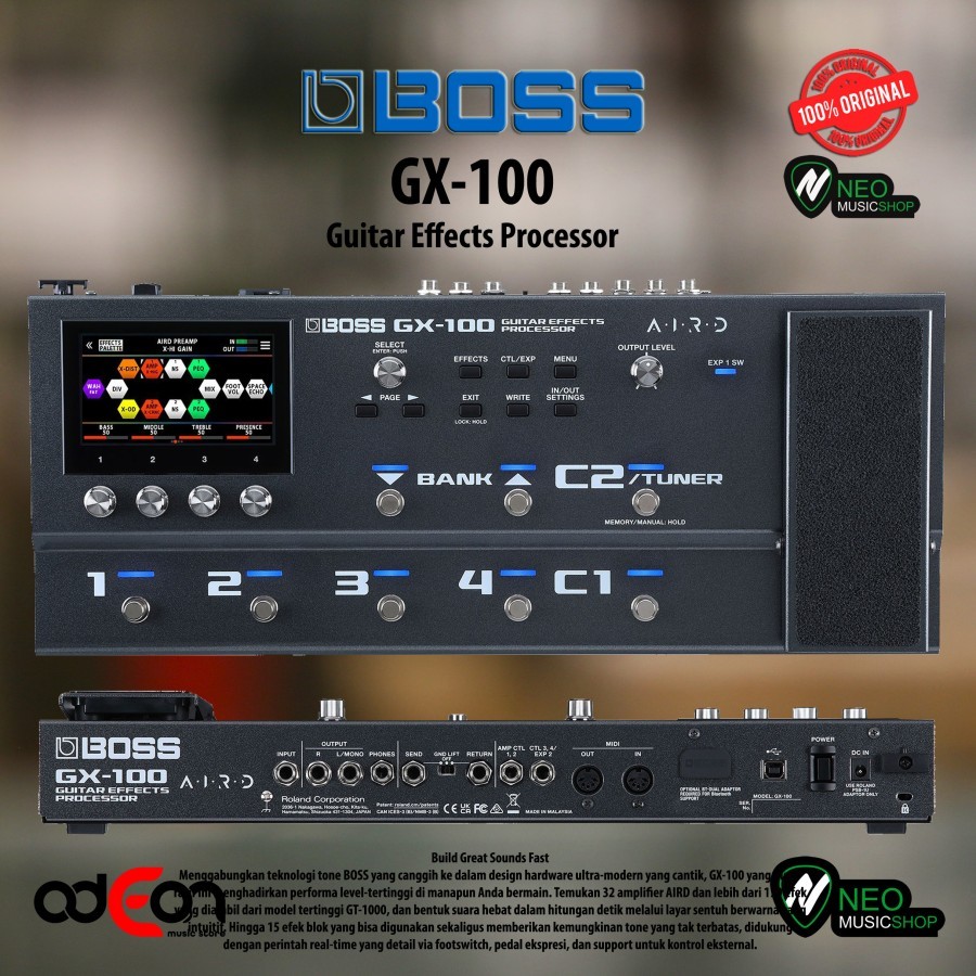 Jual BOSS GX100 GX-100 Guitar Effect Processor | Shopee Indonesia