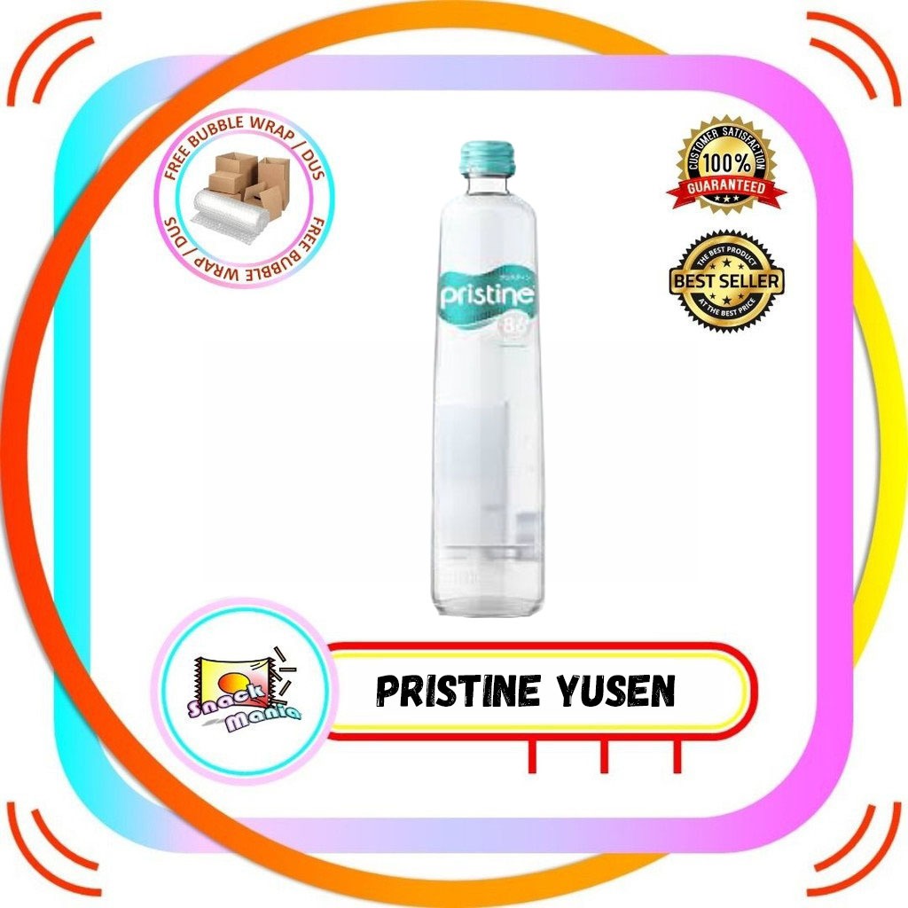 Jual Pristine Yusen 8.6+ Water ~ 480 ml Botol Kaca Air Mineral Air ...