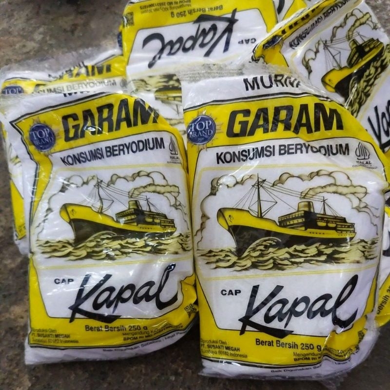 Jual GARAM CAP KAPAL 250 g | Shopee Indonesia