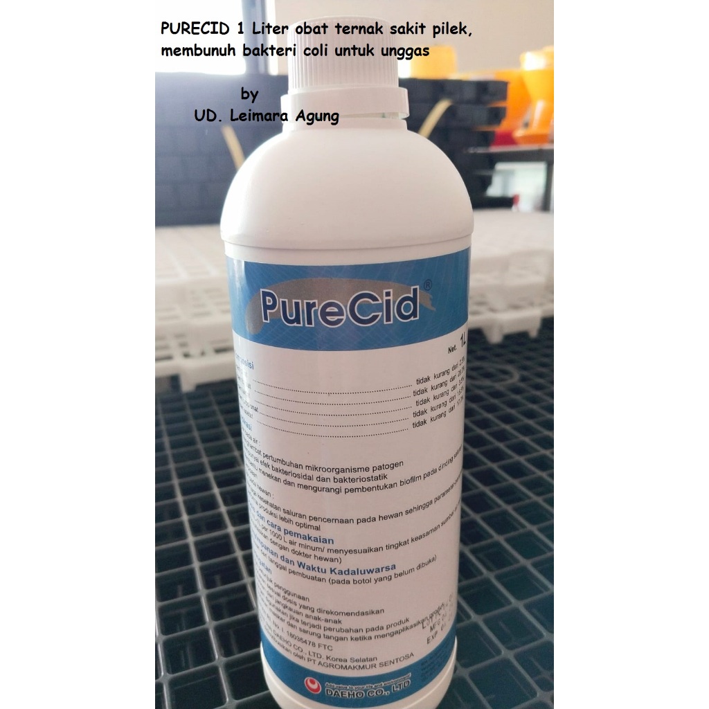 Jual Purecid obat anti bakteri coli dan menjaga kualitas air pada ...