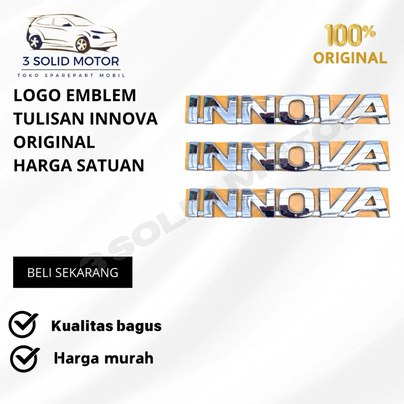 Jual Logo Emblem Tulisan Innova Original | Shopee Indonesia