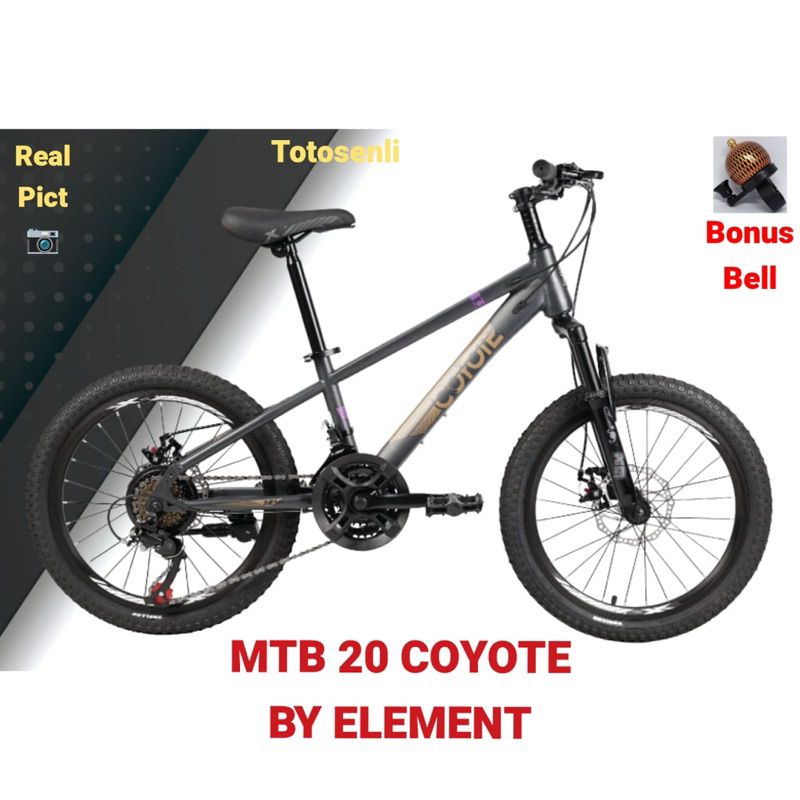 Jual SEPEDA GUNUNG MTB 20 INCH COYOTE 21 speed BY ELEMENT NEW PRODUK ...