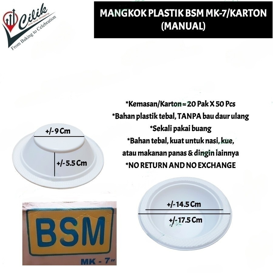 Jual mangkok+plastik+BSM+MK7+MK6+MK5+kemasan+alas+makanan+bakso+ramen ...