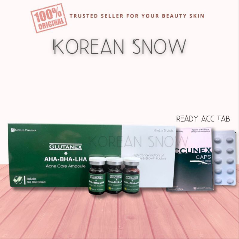 Jual Accunex| Glutanex AHA BHA | Shopee Indonesia