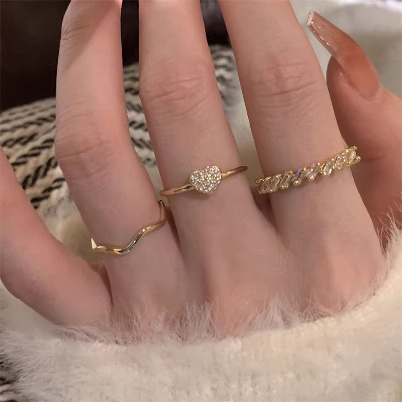 Jual TOMOE - Cincin Simple Lucu Aesthetic Perhiasan Aksesoris Fashion ...