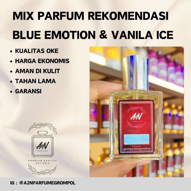 Jual Parfum Mix Blue Emotion & Vanila Ice Parfum Unisex Tahan Lama 35ml ...