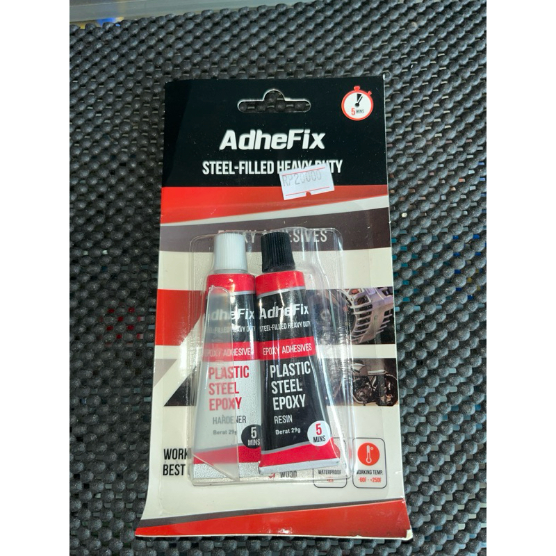 Jual [KHUSUS BATAM] Lem besi Plastik steel merek adhefix | Shopee Indonesia