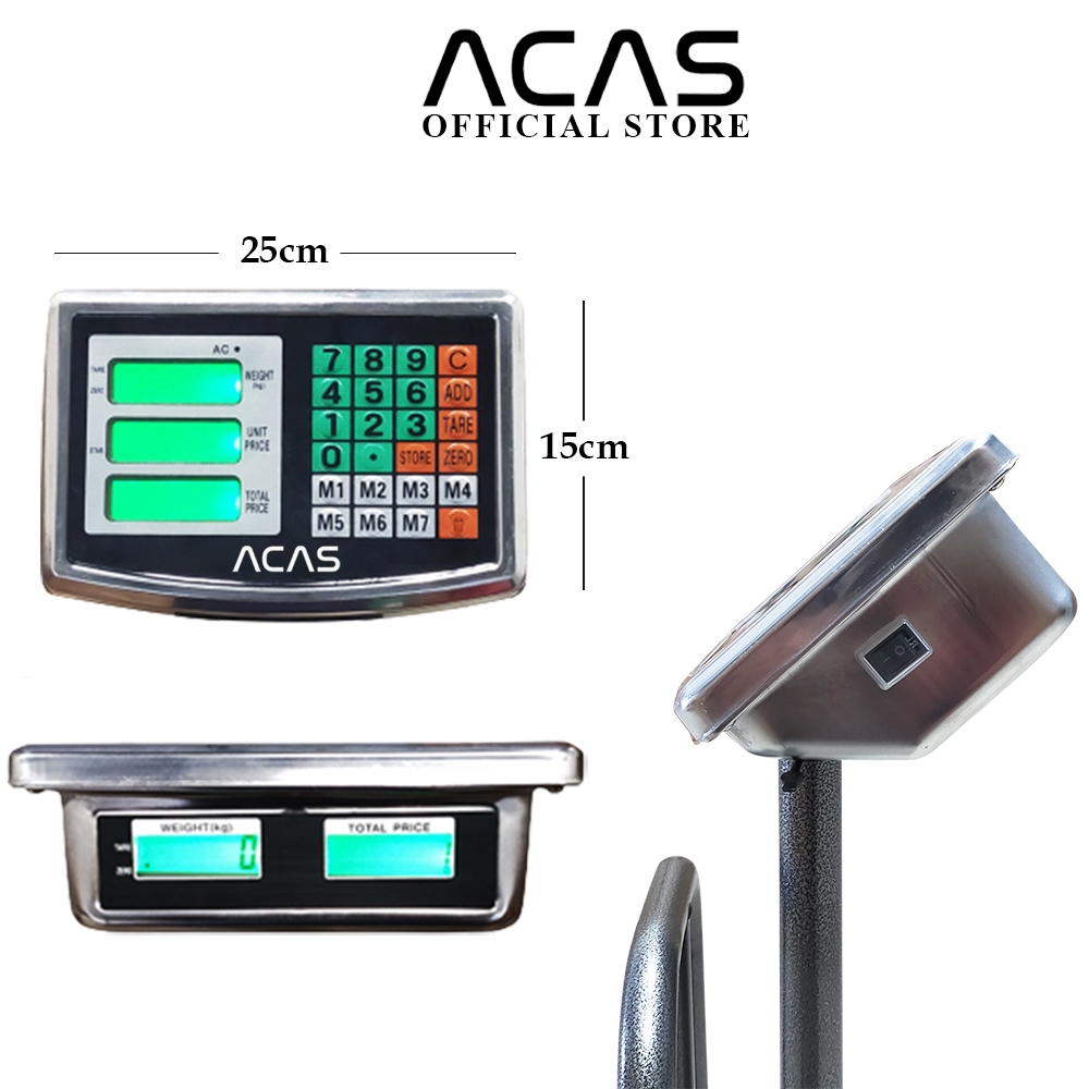Jual ACAS Indikator Kepala Timbangan Duduk Digital Single Double ...