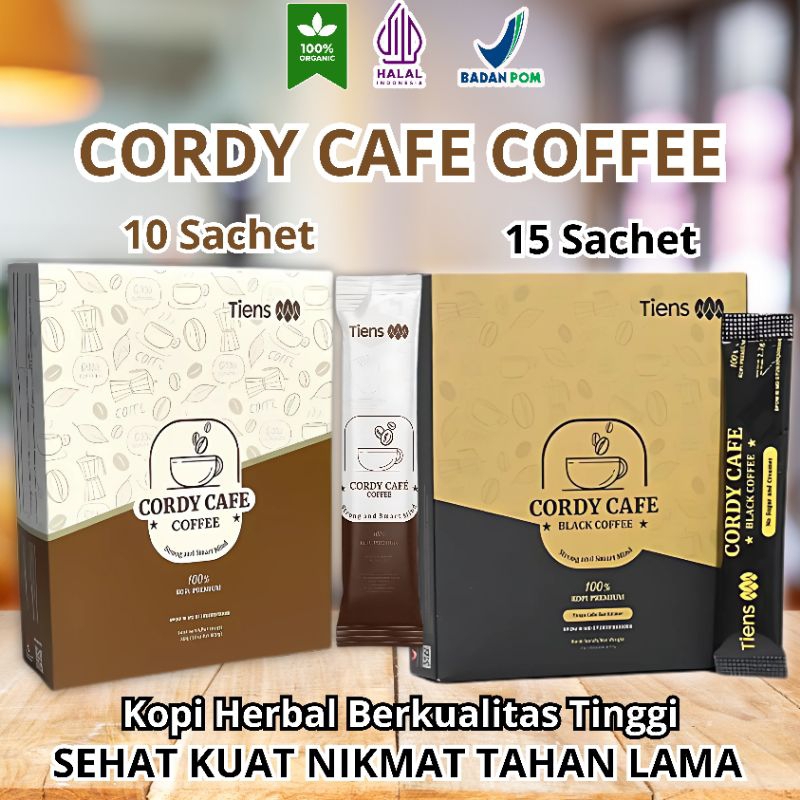 Jual Cordy Cafe Coffee Cordyceps Kopi Herbal Pria Memelihara Stamina ...