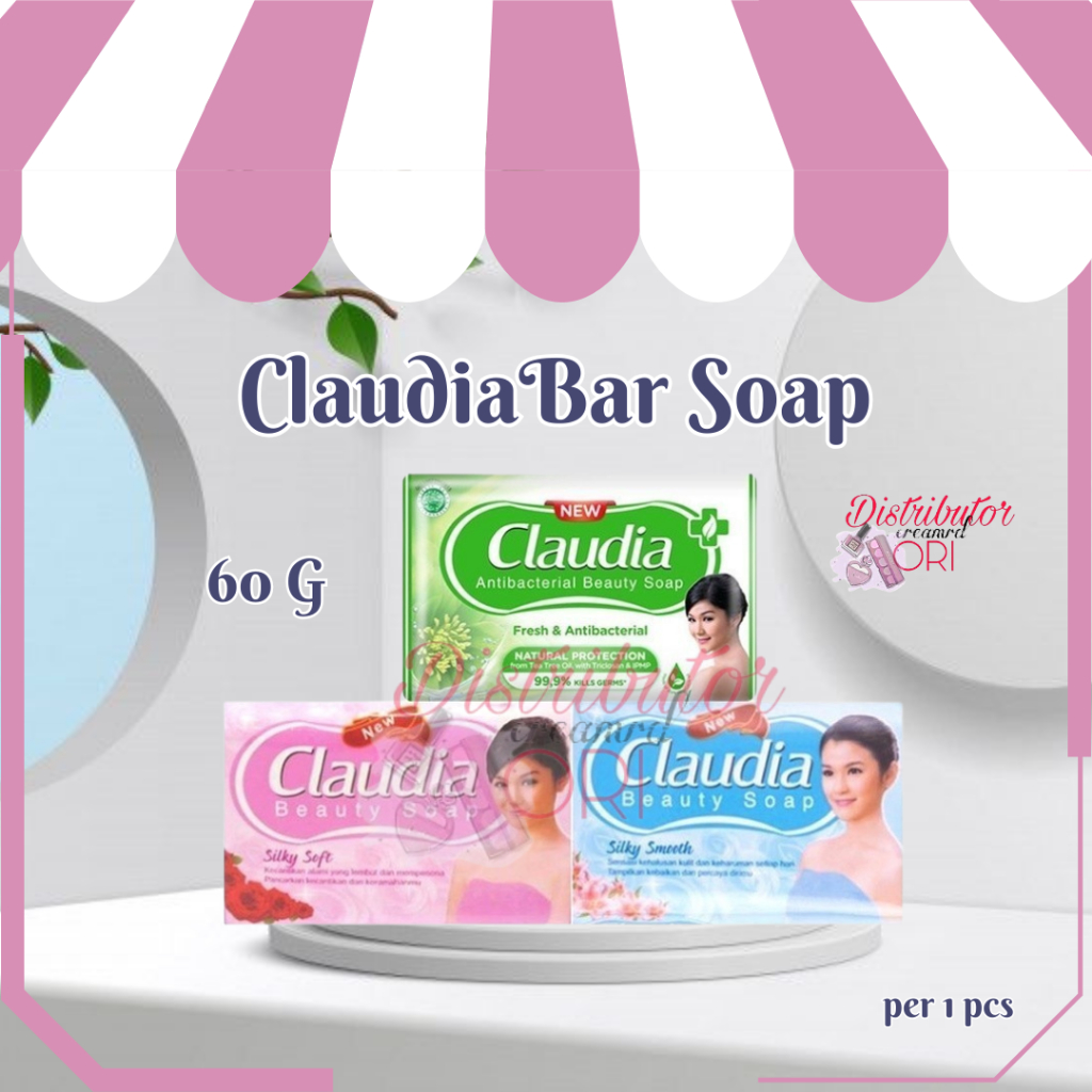 Jual CLAUDIA Bar Soap 60g - Soap Silky Soft | Silky Smooth | Fresh ...