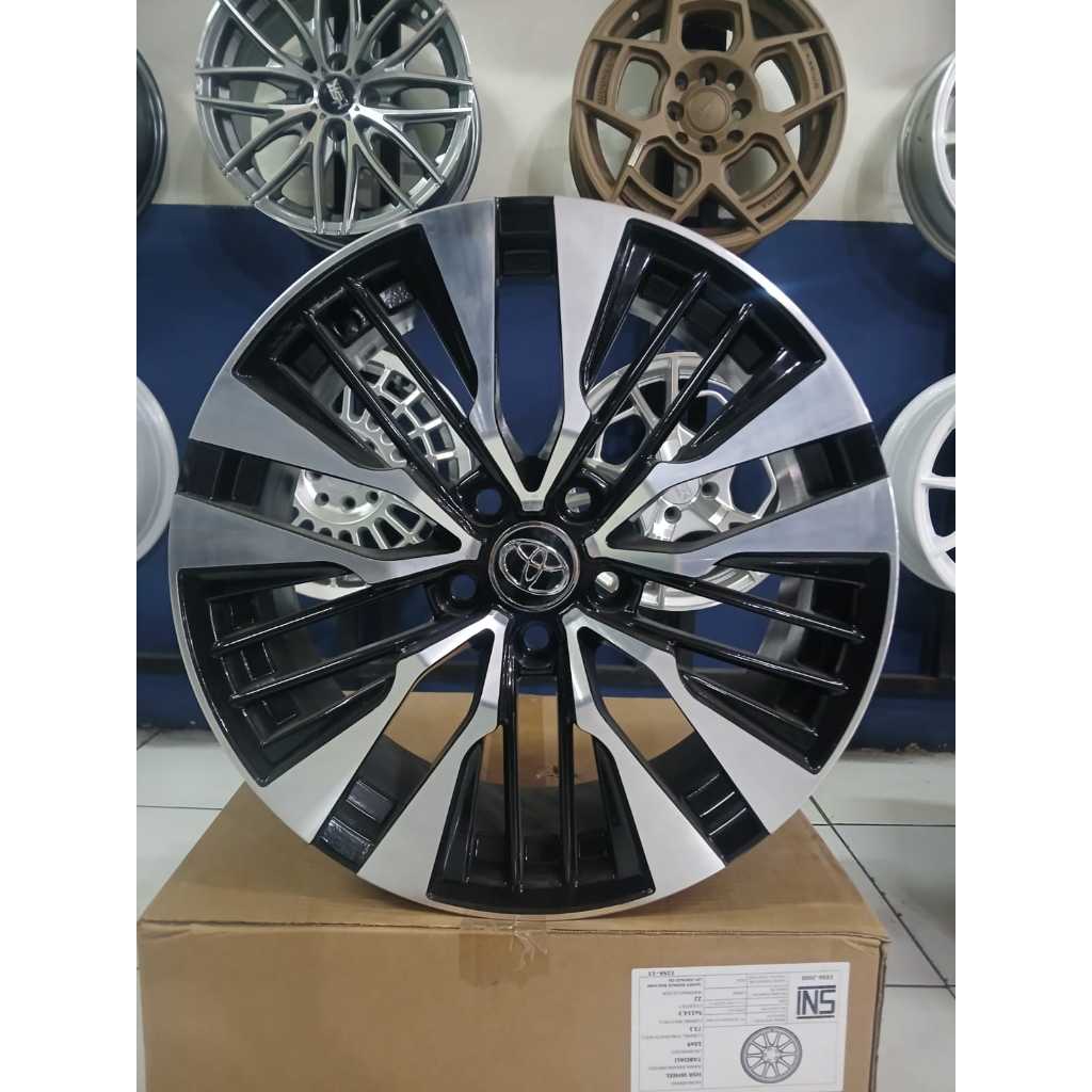 Jual VELG ALPHARD VELLFIRE HSR R18 LEBAR 7,5 PCD 5X114 ET 42 BLACK ...