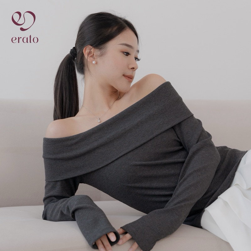 Jual ERATO - Emily Sabrina Top / Atasan Wanita Off Shoulder Outfit ...