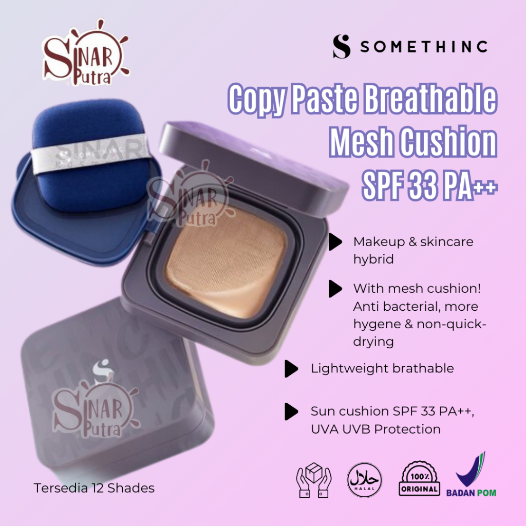 Jual Somethinc Copy Paste Breathable Mesh Cushion SPF 33 PA++ Bedak ...