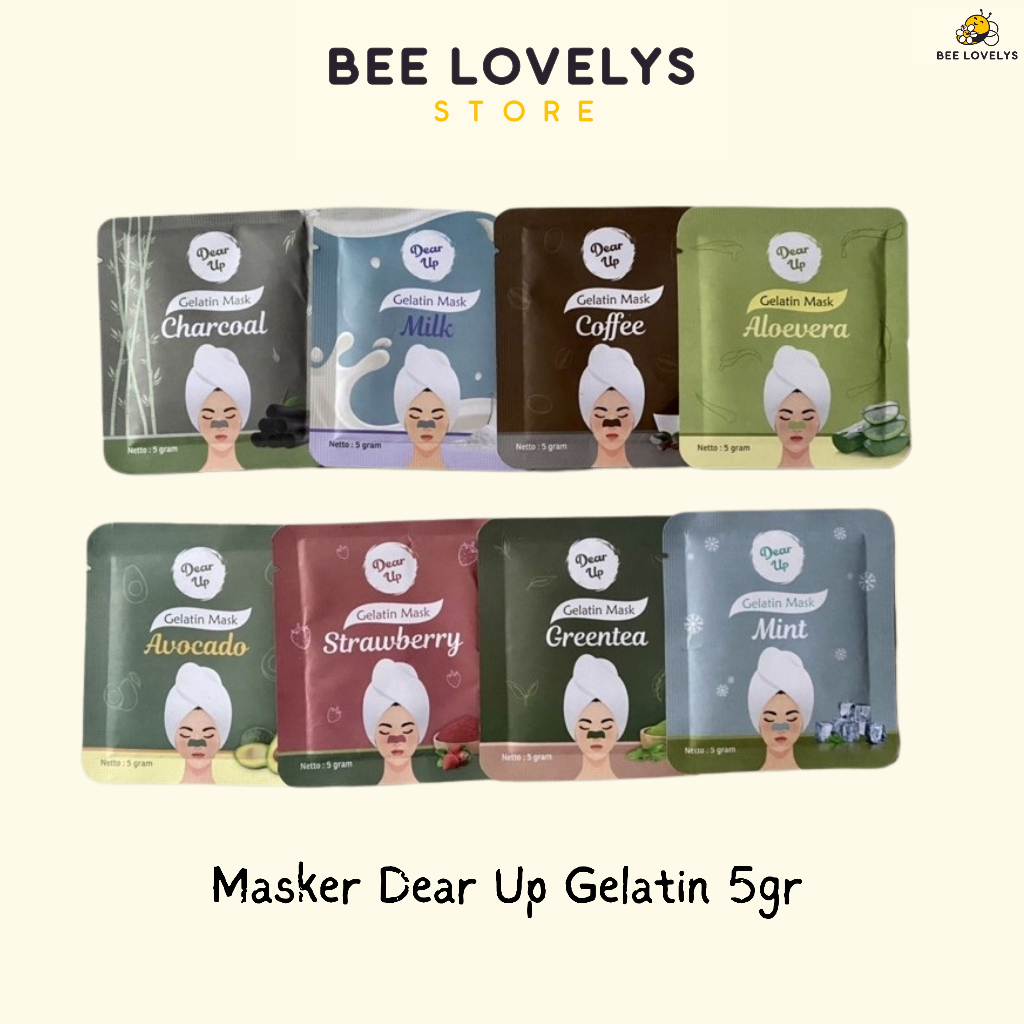 Jual Dear Up Masker Gelatin Pengangkat Komedo 5gr | Shopee Indonesia
