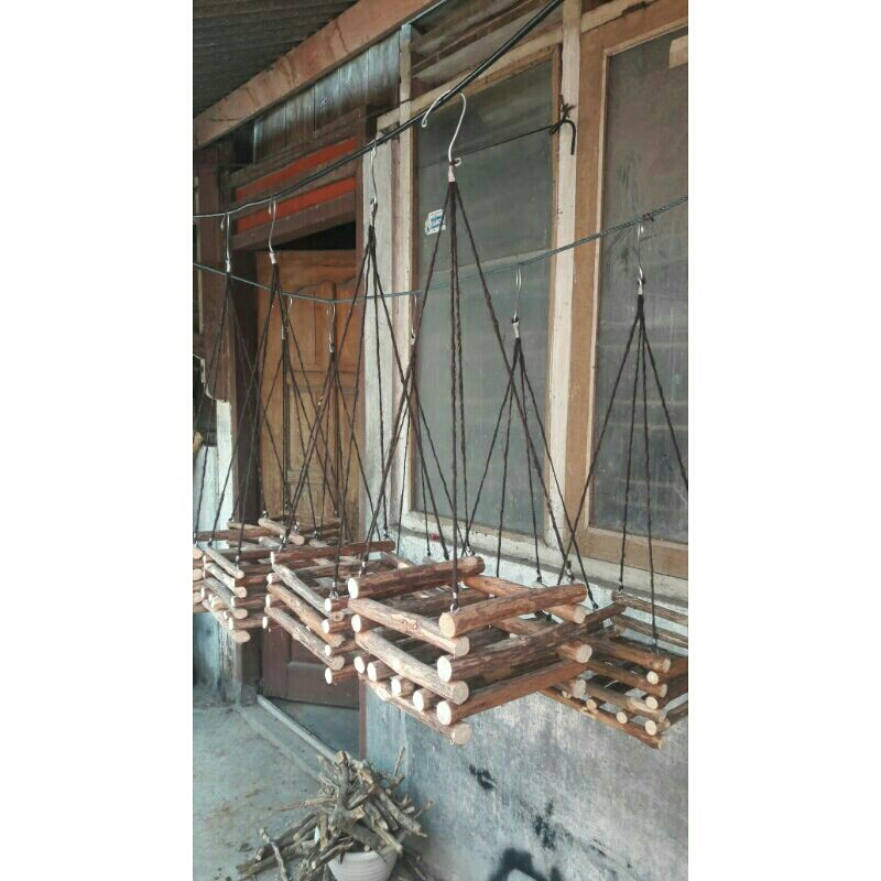 Jual pot anggrek kayu kopi / pot kayu 25x25 | Shopee Indonesia