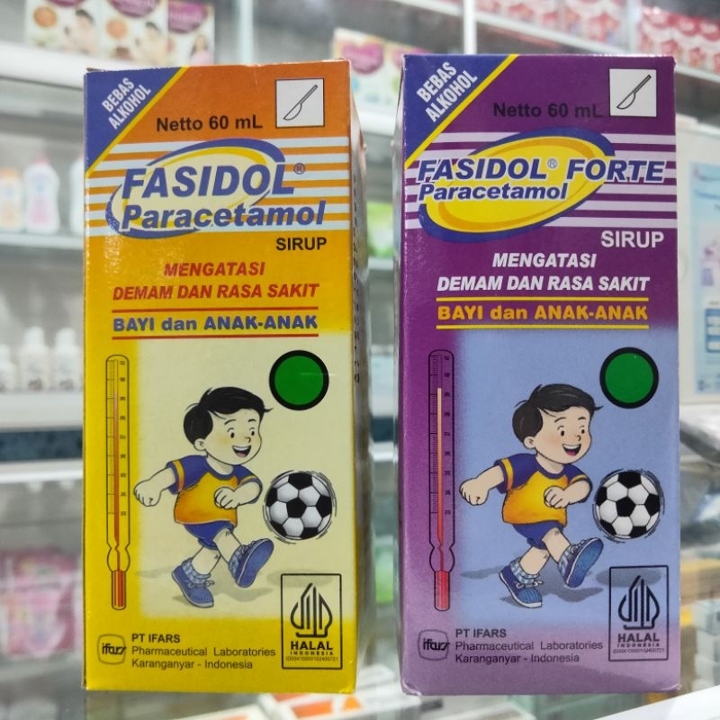 Jual fasidol Paracetamol sirup / fasidol forte rasa strawberry | Shopee ...
