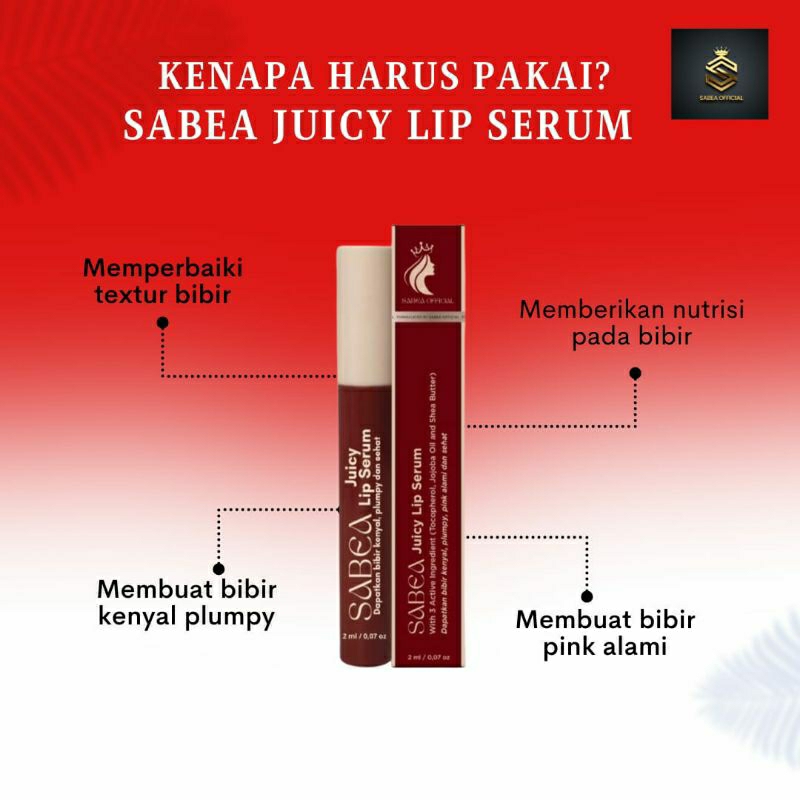 Jual JUICY LIP SERUM SABEA | Shopee Indonesia