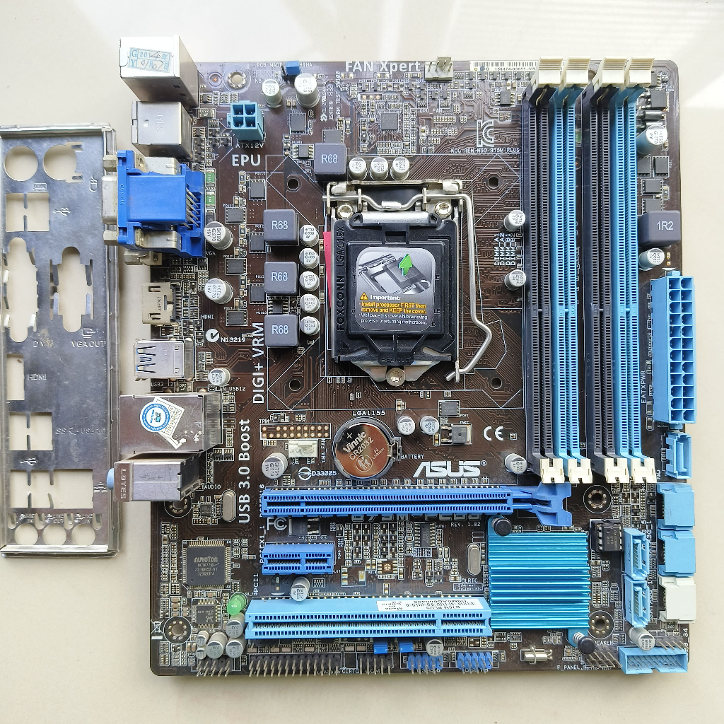 Jual MAINBOARD GAMING ASUS B75M-PLUS LGA 1155 DDR3 GEN3 | Shopee Indonesia