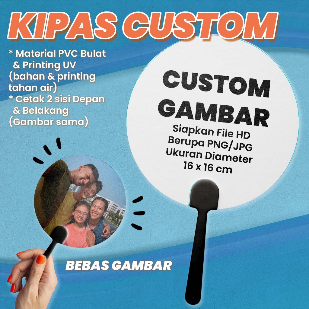 Jual KIPAS CUSTOM DESAIN SUKA SUKA - Kipas bentuk bulat | Shopee Indonesia