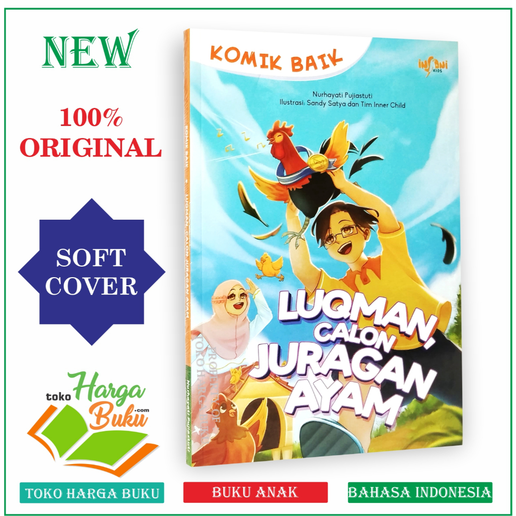Jual Komik Baik Luqman Calon Juragan Ayam Komik Islami Buku Anak ...