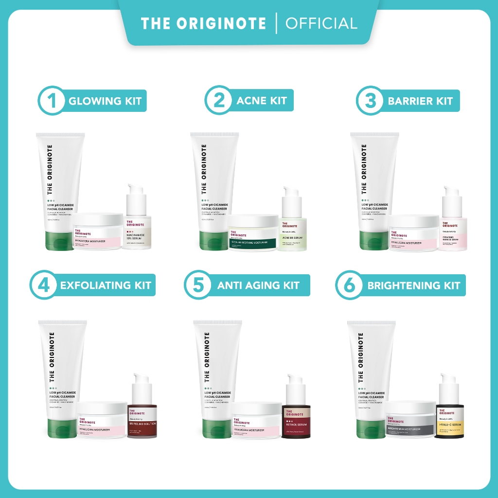 Jual The Originote Special Bundle 3in1 - Facial Cleanser Serum ...
