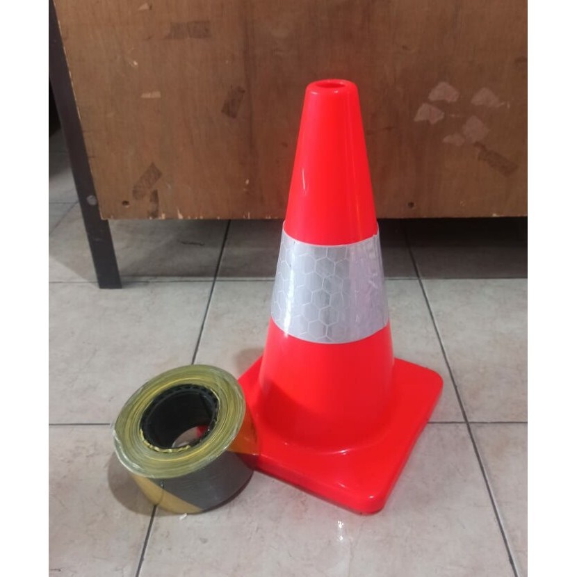 Jual Traffic Cone Kerucut Lantas Kecil dan Police Line Pita Pengaman ...
