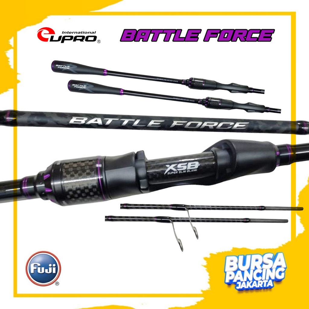 Jual EUPRO Joran Pancing Spinning BATTLE FORCE XSB 24Lite Graphite Super Slim Blank Full Fuji ...