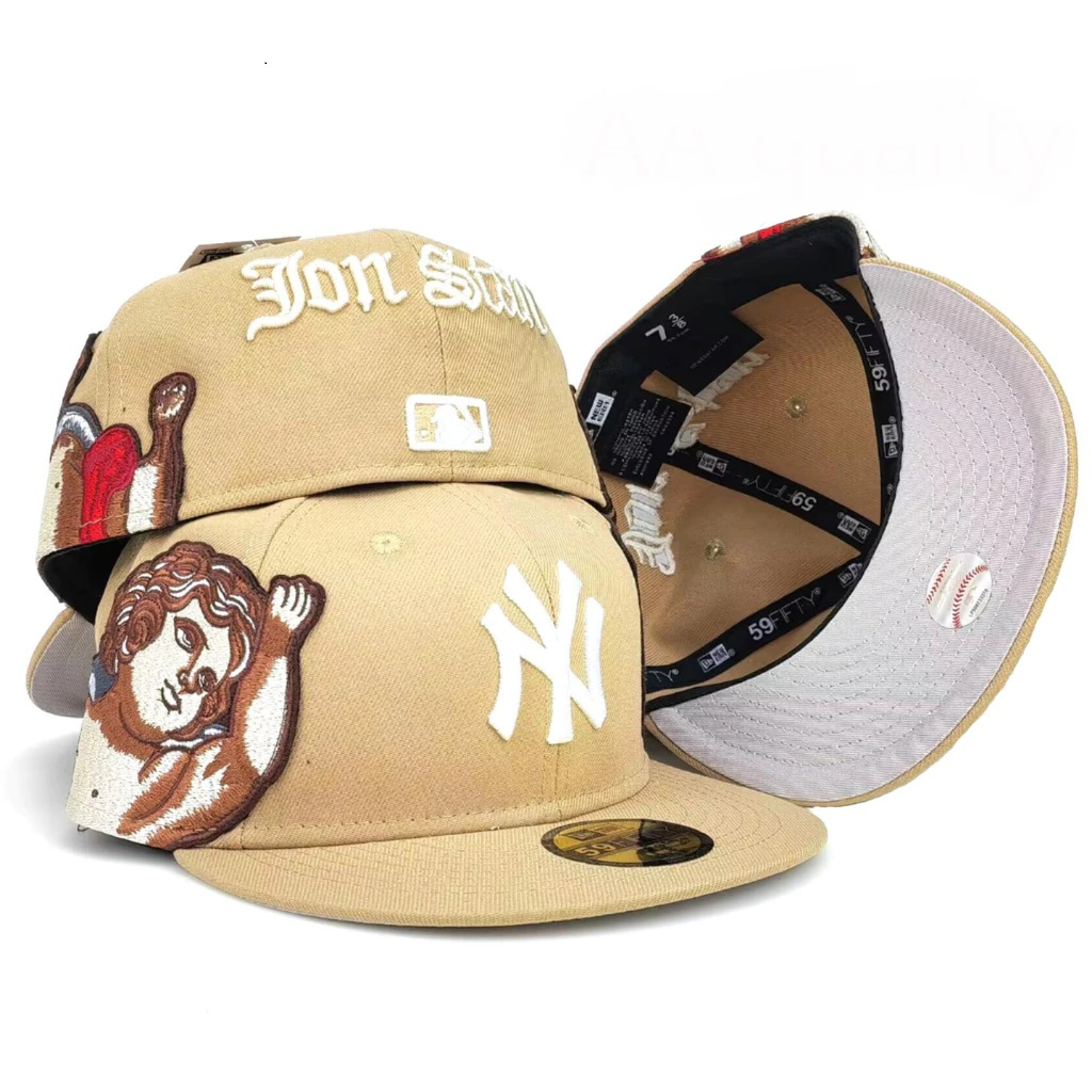 Jual Topi Snapback Fitted NY New York Yankees Jon Stan Cream White Kids ...