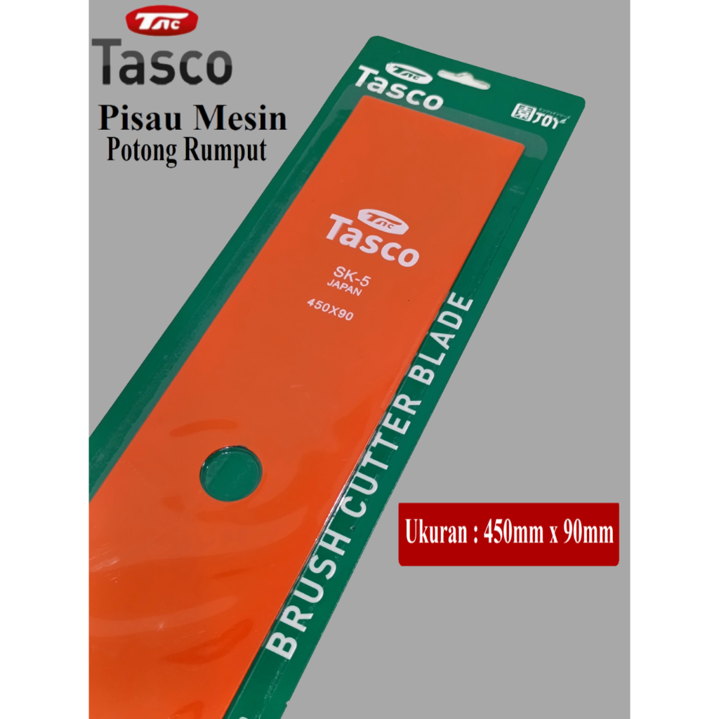 Jual Pisau Rumput TASCO 450 x 90 mm Pisau Mesin Potong Rumput Mata ...