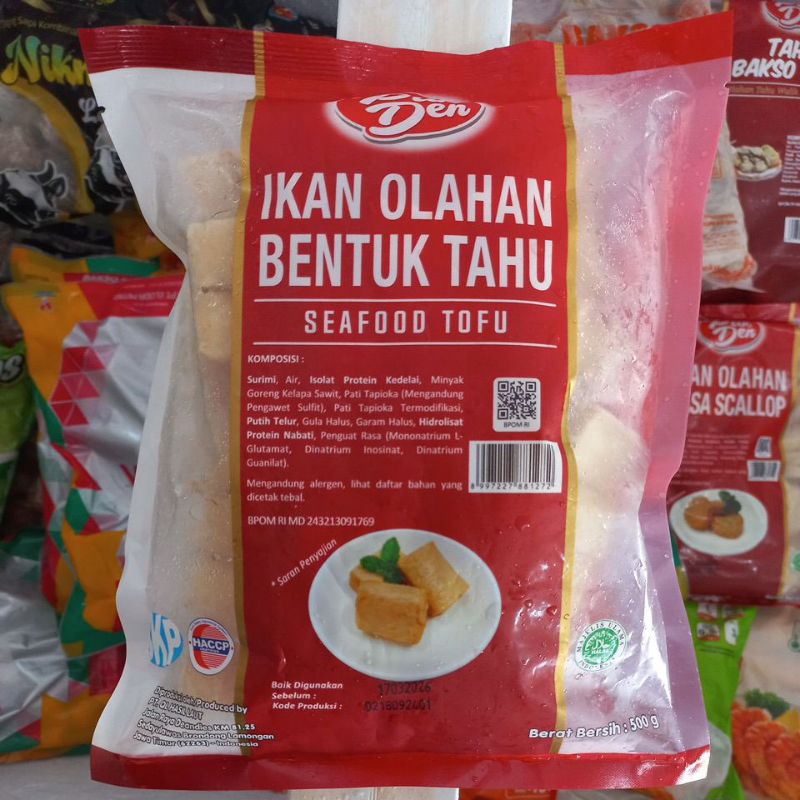 Jual Pak Den Ikan Olehan Bentuk Tahu Seafood Tahu 500g | Shopee Indonesia