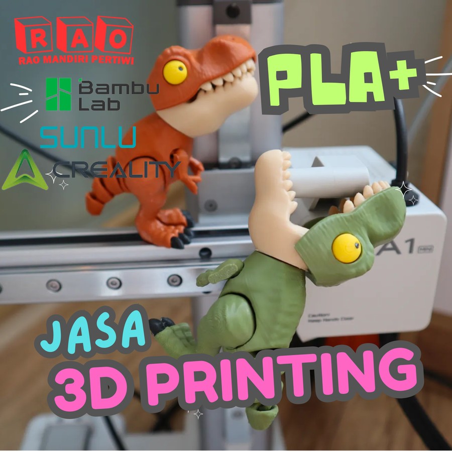 Jual Print 3D / Cetak 3 Dimensi / 3D Printing Bahan PLA+ | Shopee Indonesia