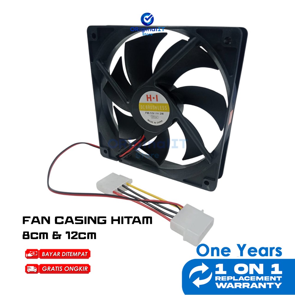Jual Fan Casing Hitam 8cm dan 12cm / Fan Case / Kipas CPU | Shopee ...