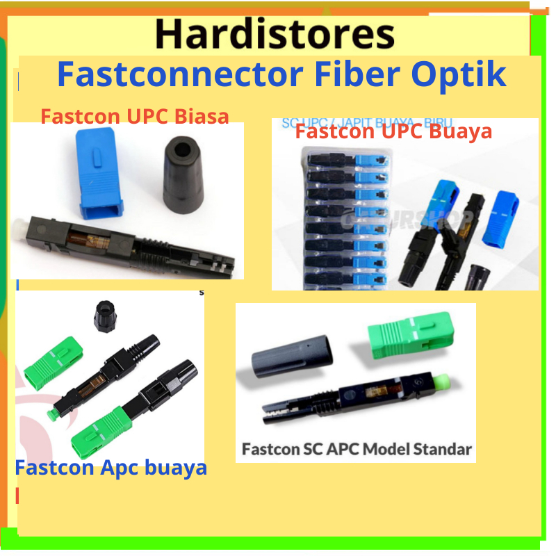 Jual Fastconnector Fiber Optik Fastcon Kabel FO Connector Kabel Fiber ...