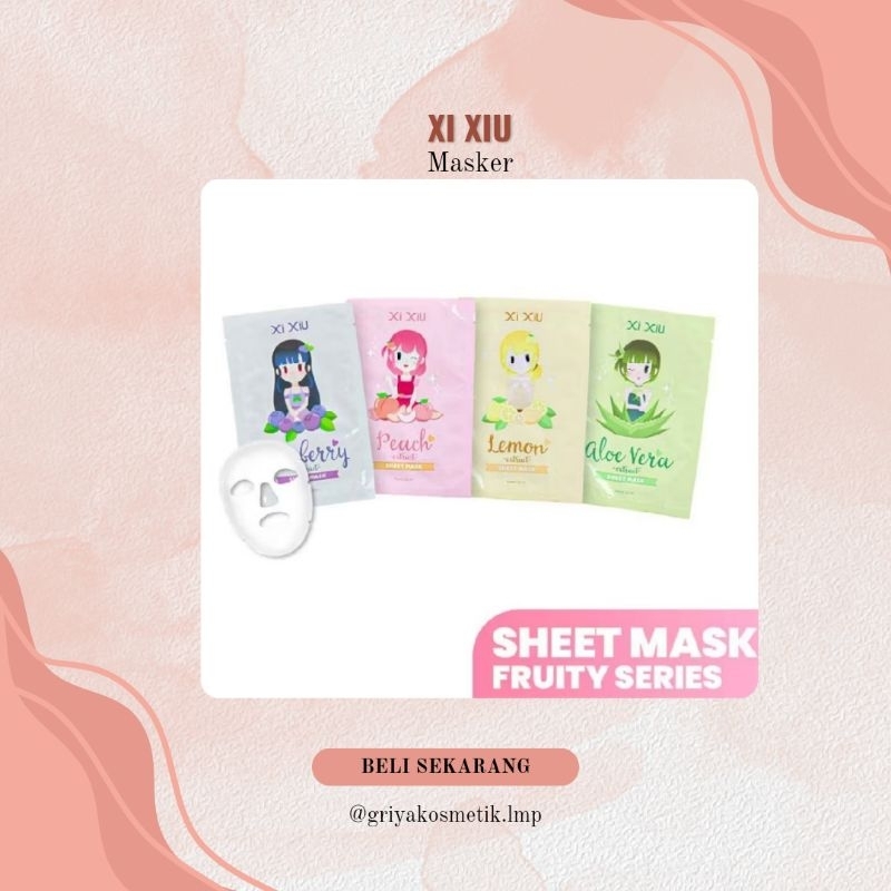 Jual XI XU Sheet Mask 22 ml | Shopee Indonesia