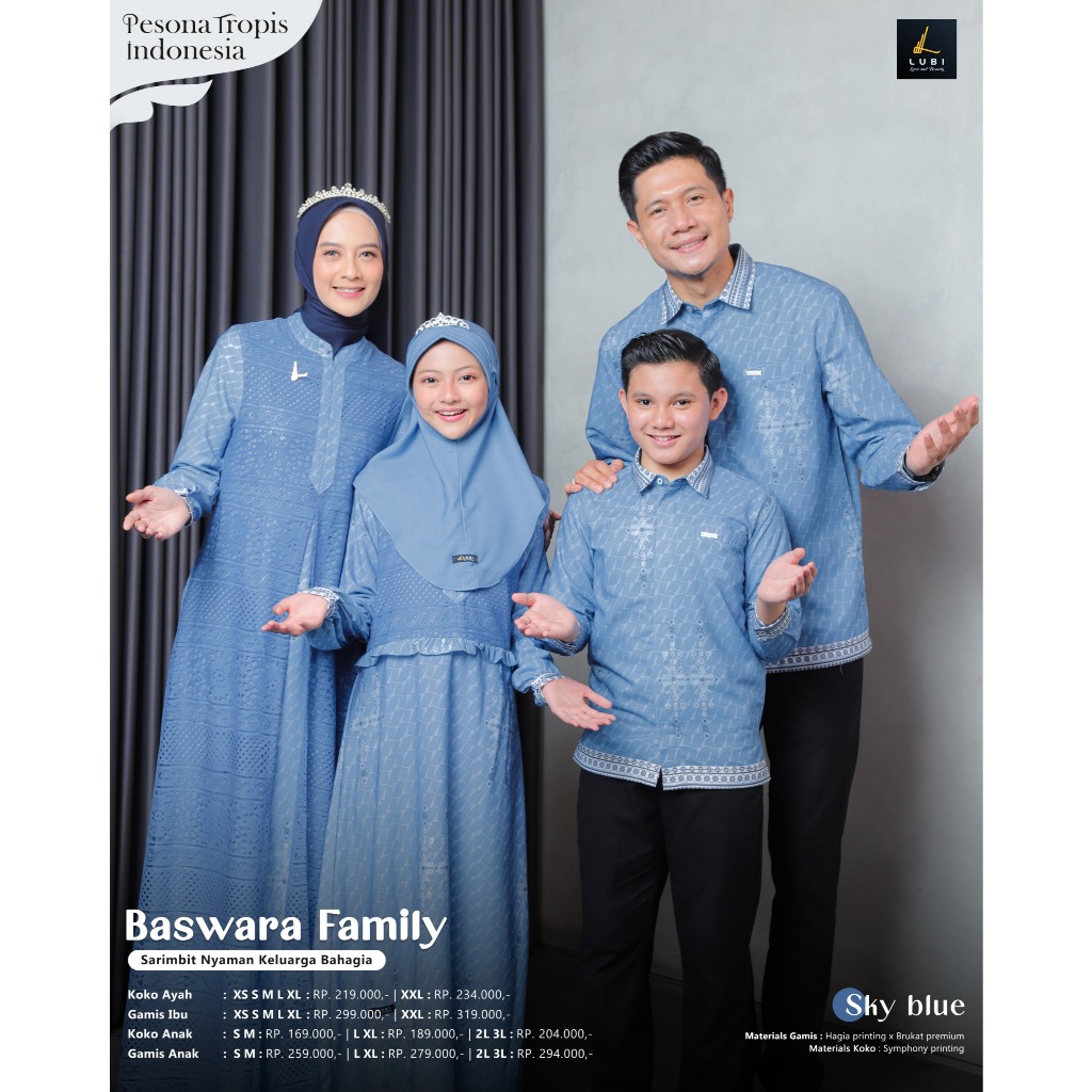 Jual Couple Seragam Keluarga Seragam Lebaran Terbaru Moderen ...
