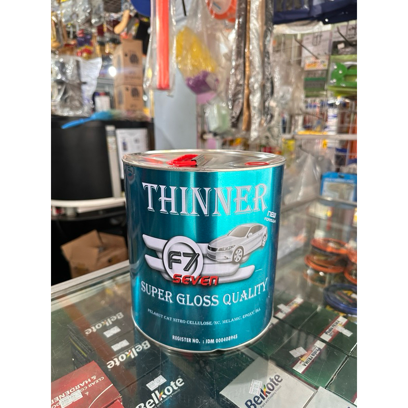 Jual Thinner F7 SEVEN Super Gloss (Biru) 4,5L Galon | Shopee Indonesia
