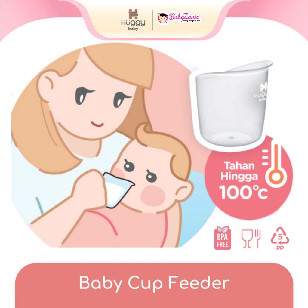 Jual Huggy Baby FD001 Baby Cup Feeder Gelas Sloki Cangkir Bingung ...