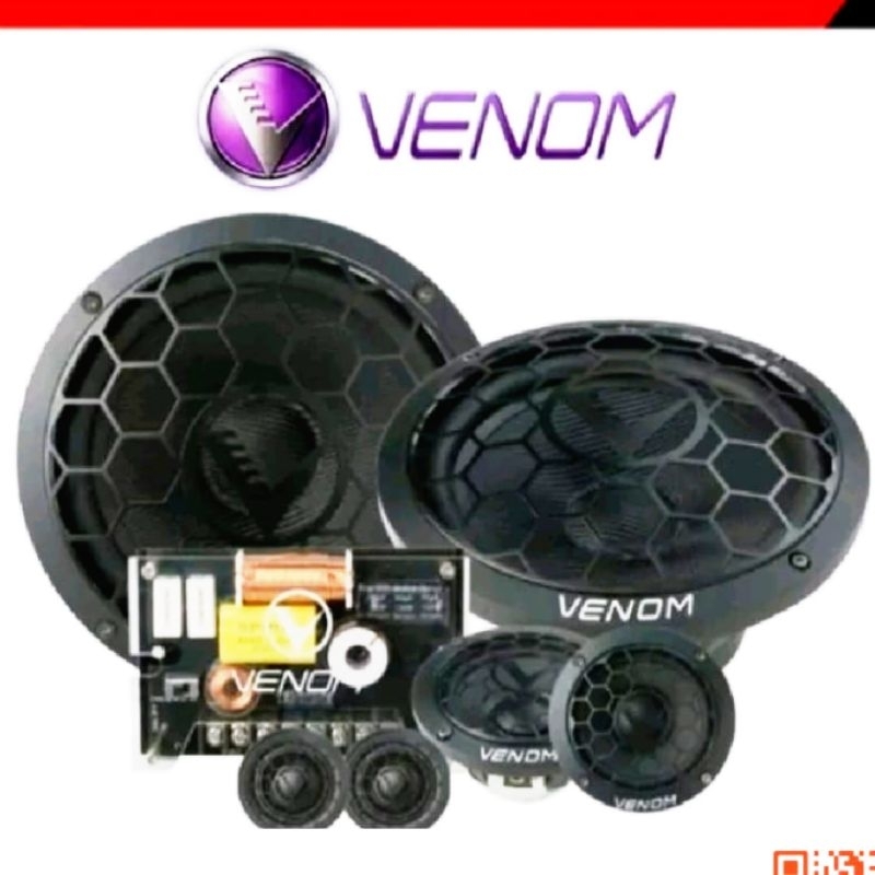Jual SPEAKER COMPONENT VENOM ILLUMINATOR 3 Way VL 6.3 Split 3 Way ...