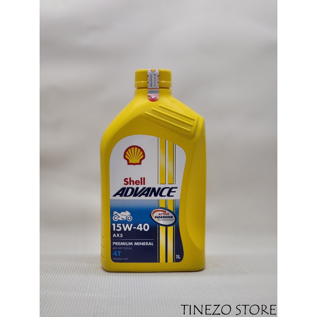 Jual OLI SHELL AX5 4T 15W40 1L 1000 ML | Shopee Indonesia