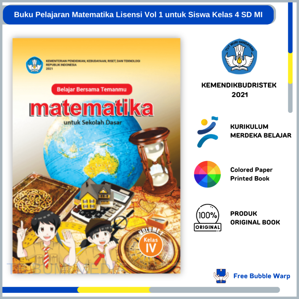 Jual Buku Belajar Bersama Temanmu Matematika Untuk Sekolah Dasar Volume Vol Semester 1 Kelas 4 ...