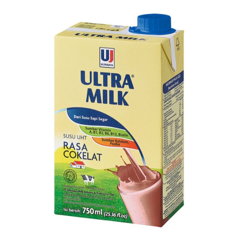 Jual Ultramilk susu UHT full cream dan coklat 750 ml | Shopee Indonesia
