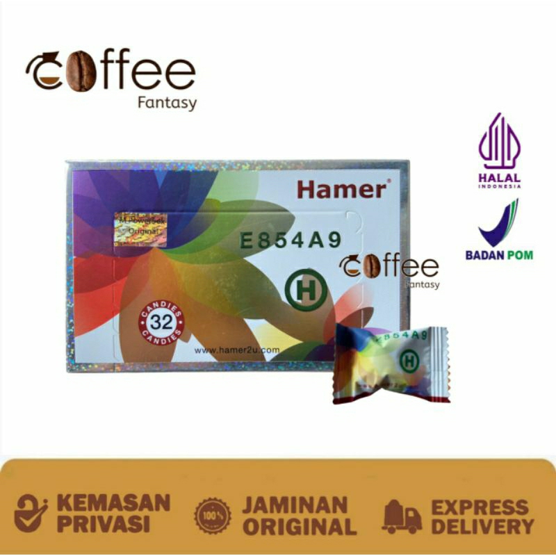 Jual Original Hammer Rainbow Permen Ginseng X Kopi 1 Box Isi 32 pcs ...